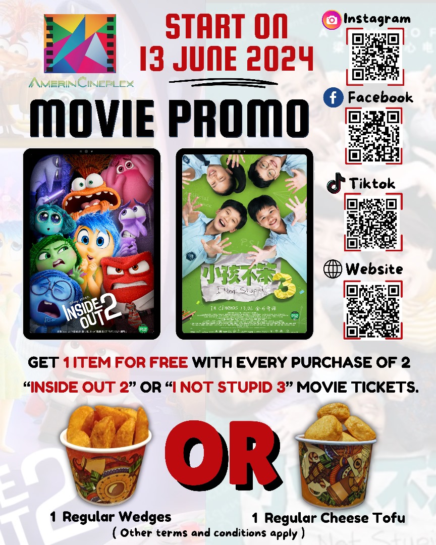 Amerin Cineplex | Current Promotions